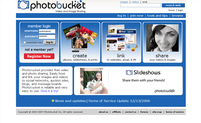 UCreative.com - Photobucket Redesign | UCreative.com