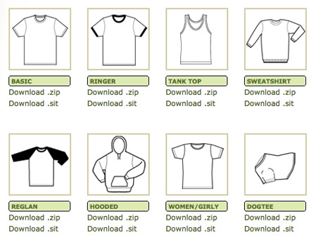19 Free Blank T Shirt Template Designs