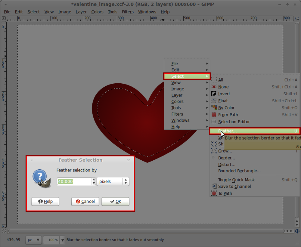 UCreative.com - GIMP Tutorial: Just in time for Valentines! | UCreative.com