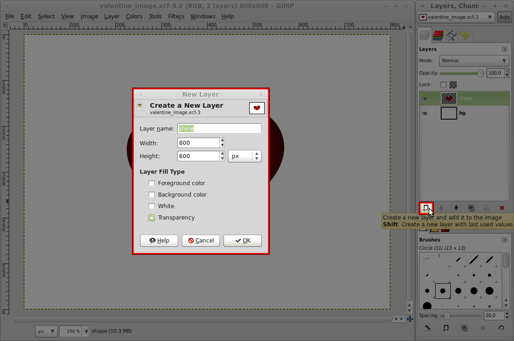 UCreative.com - GIMP Tutorial: Just in time for Valentines! | UCreative.com