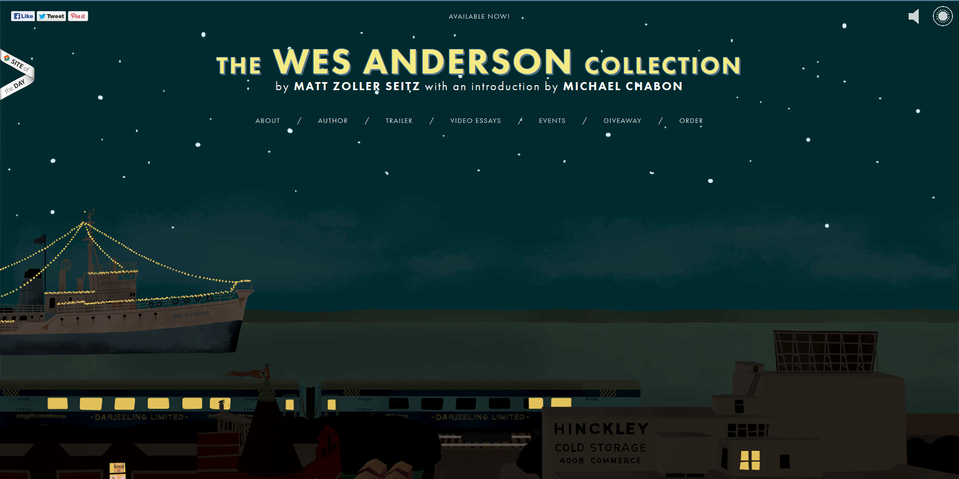 Awesome Web Design of the Week — The Wes Anderson Collection