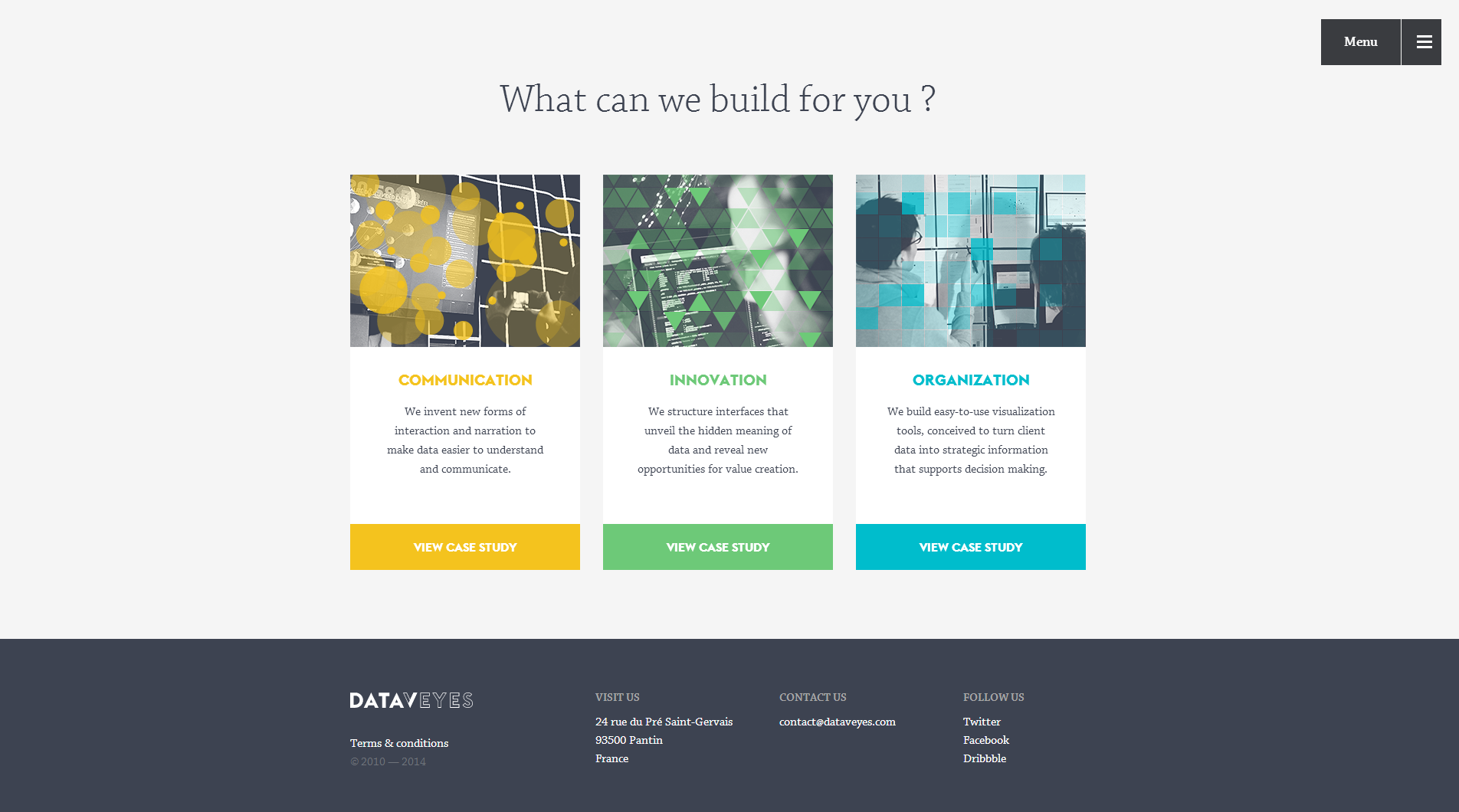 Awesome Web Design of the Week — Dataveyes