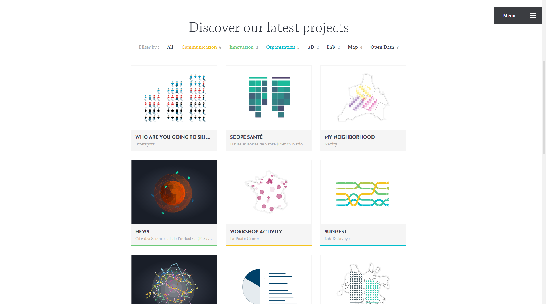 Awesome Web Design of the Week — Dataveyes