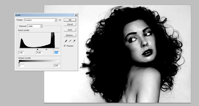 Advanced Hair Selection Using Channels in Photoshop