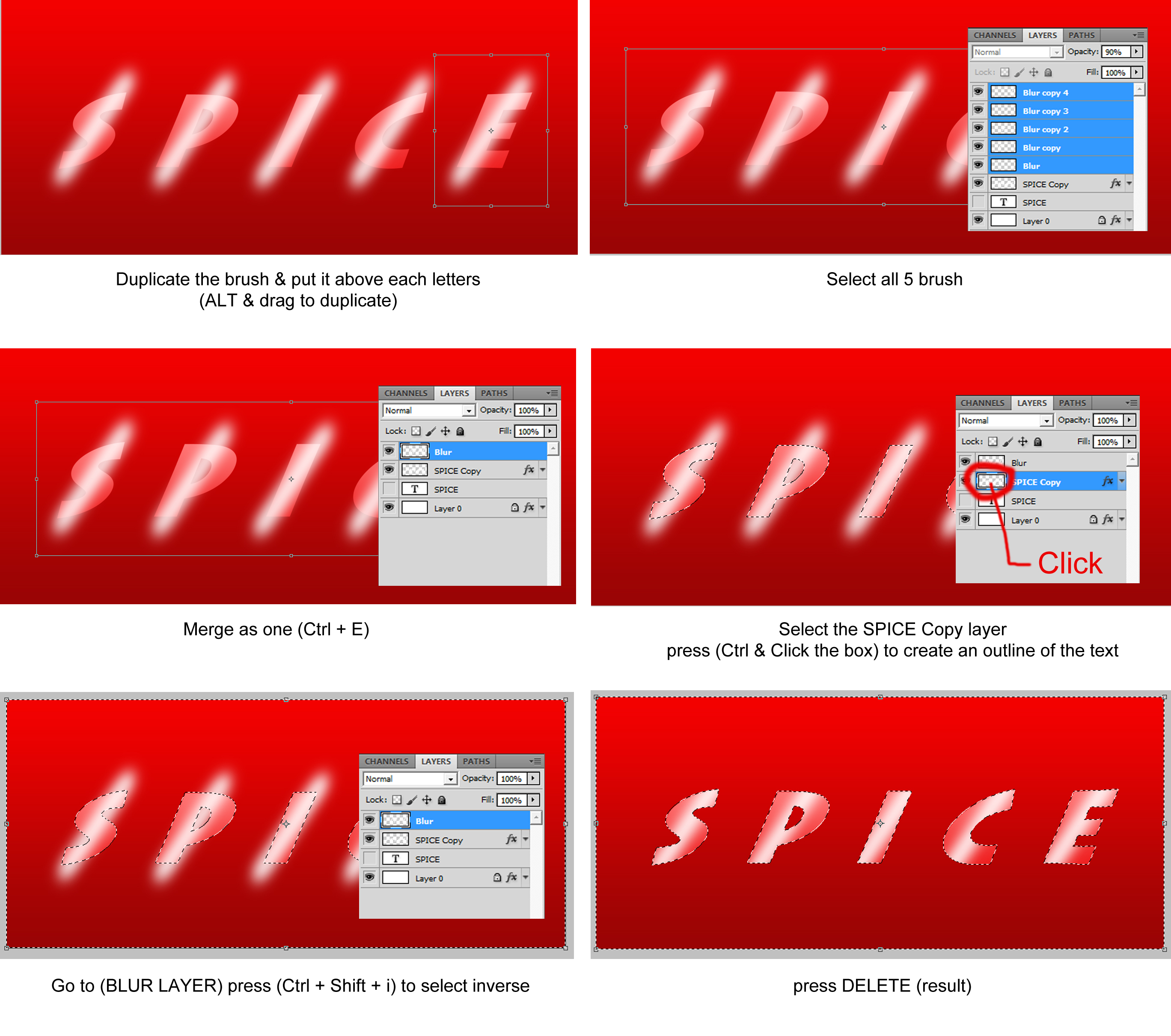 Fire Text Effect Tutorial in Photoshop