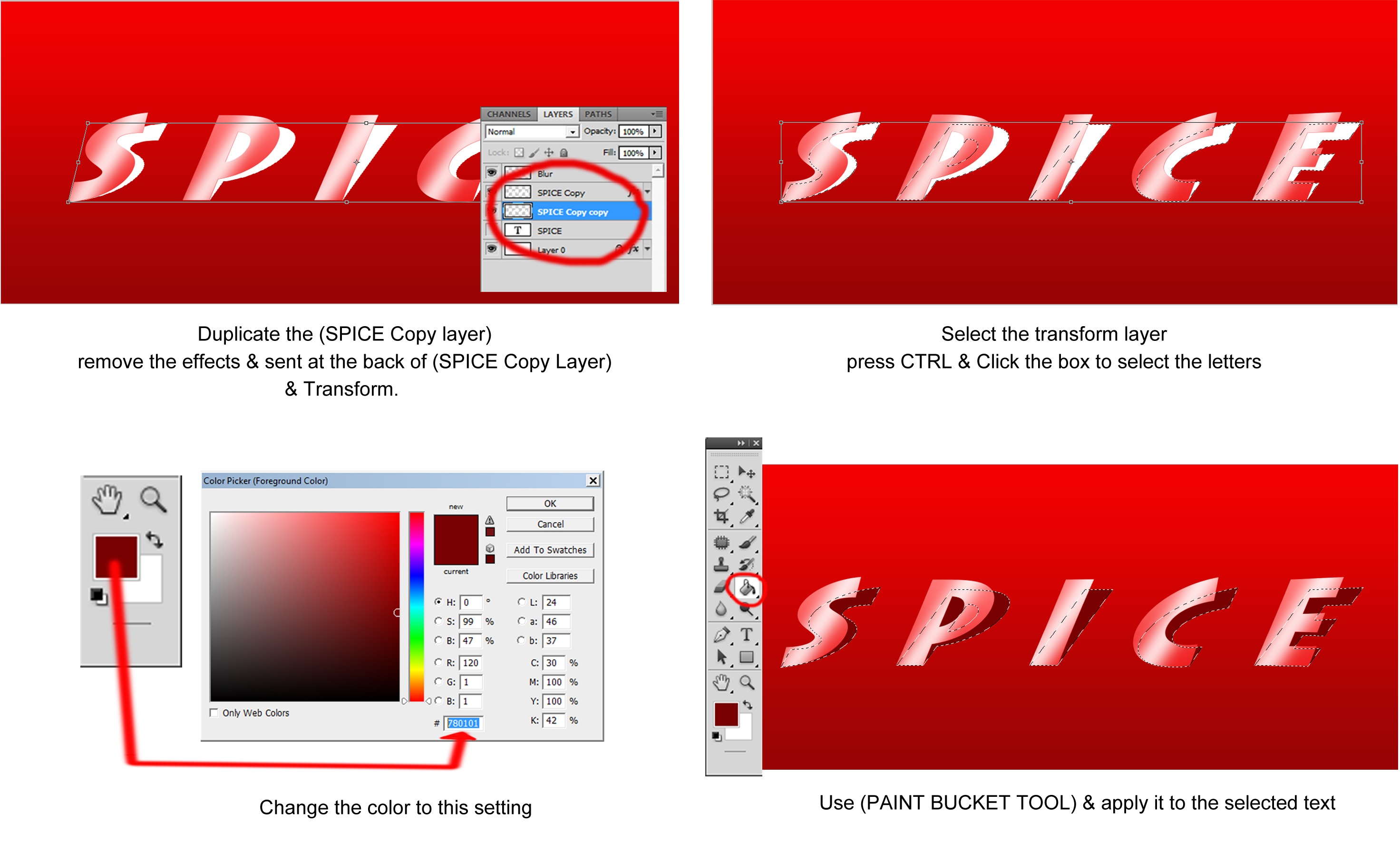 Fire Text Effect Tutorial in Photoshop