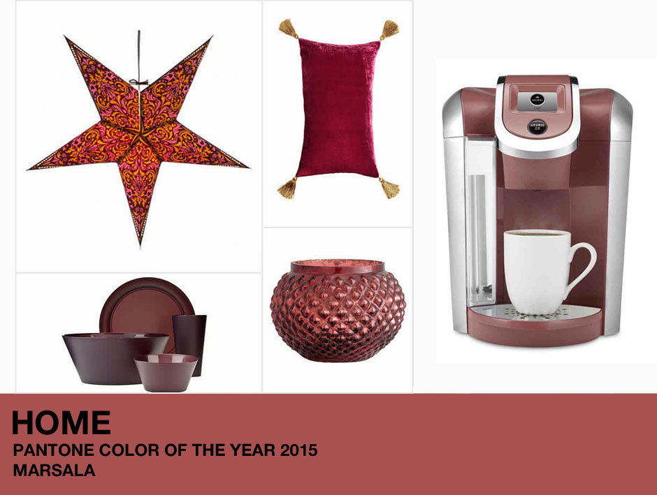 Spotted: Marsala, Pantone's Color of the Year 2015