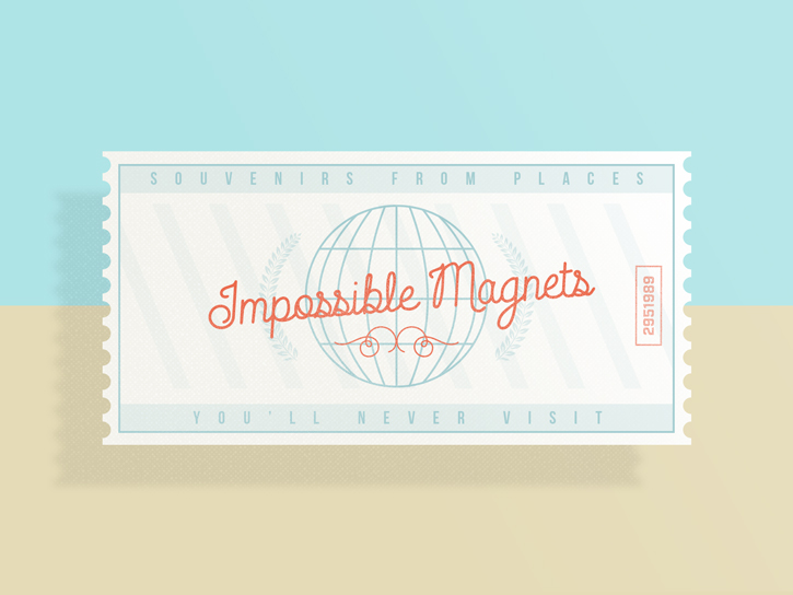 12 Animated Magnets from Fictional Places