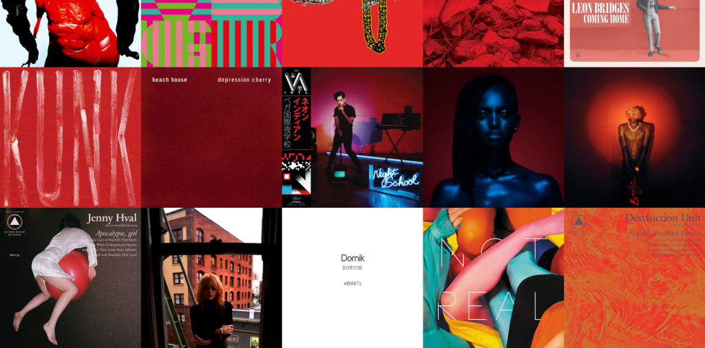 A Study In Color — Album Colors of 2015